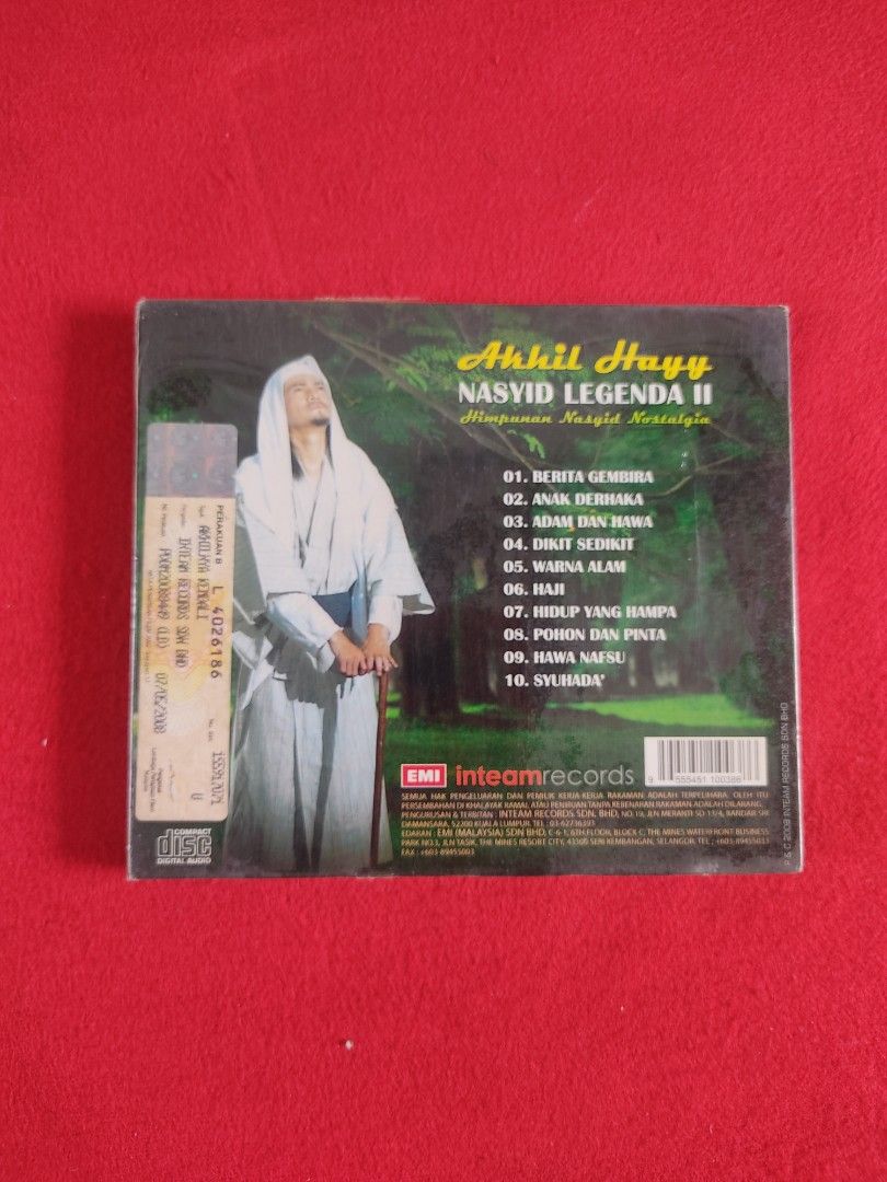 Nasyid Legenda 2 (Akhil Hayy), Hobbies & Toys, Music & Media, CDs ...