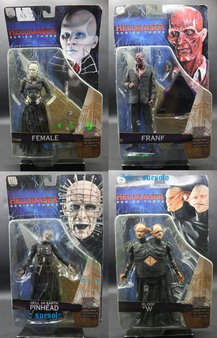 RARE • NECA • hellraiser • 1 set of 4, Hobbies & Toys, Toys & Games on ...