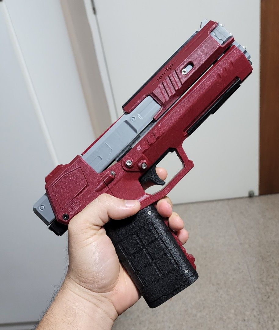 Nerf gecko + 4angled mags, Hobbies & Toys, Toys & Games on Carousell