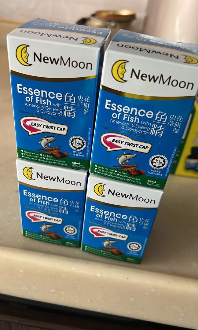 New Moon Essence of Fish with American Ginseng and Cordyceps, Health ...