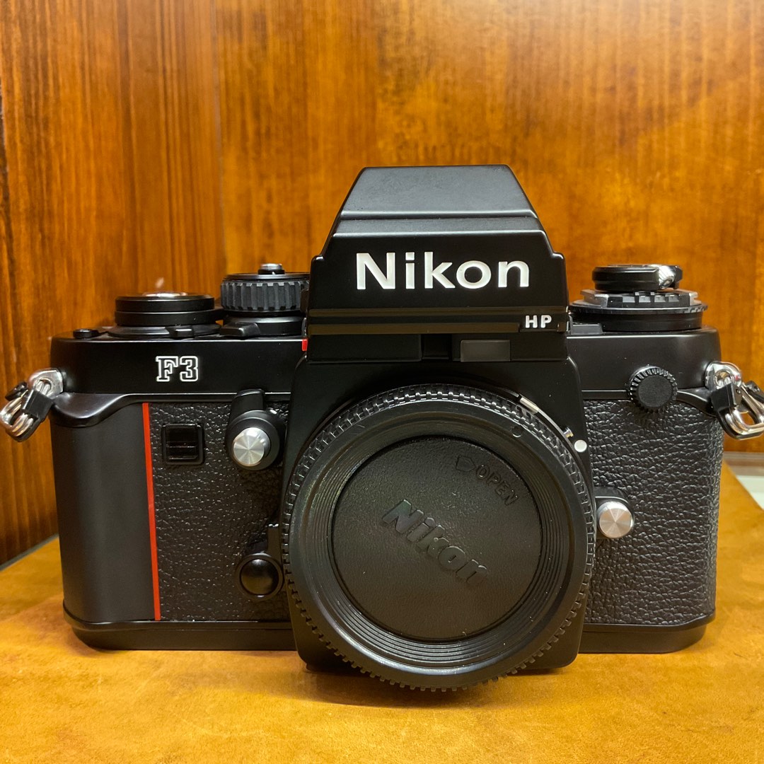 NIKON F3HP with Box & Pouch (1722230), Photography, Cameras on Carousell