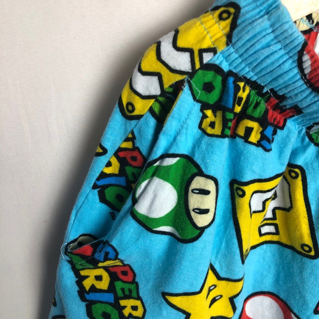 Nintendo Super Mario Sleep Shorts, Men's Fashion, Bottoms, Sleep and ...