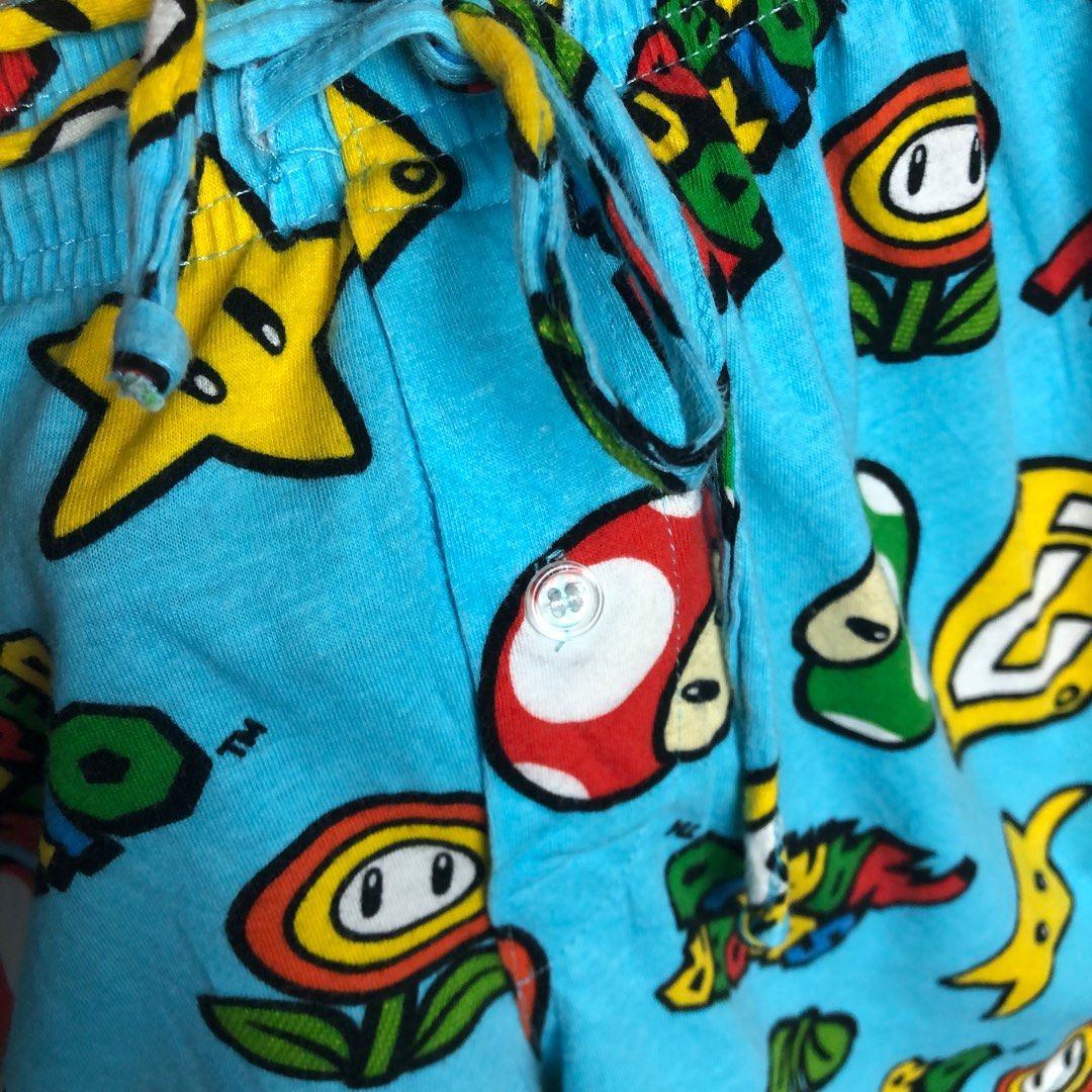 Nintendo Super Mario Sleep Shorts, Men's Fashion, Bottoms, Sleep and ...