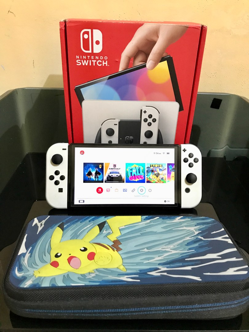 Nintendo switch Oled with games, Video Gaming, Video Game Consoles ...