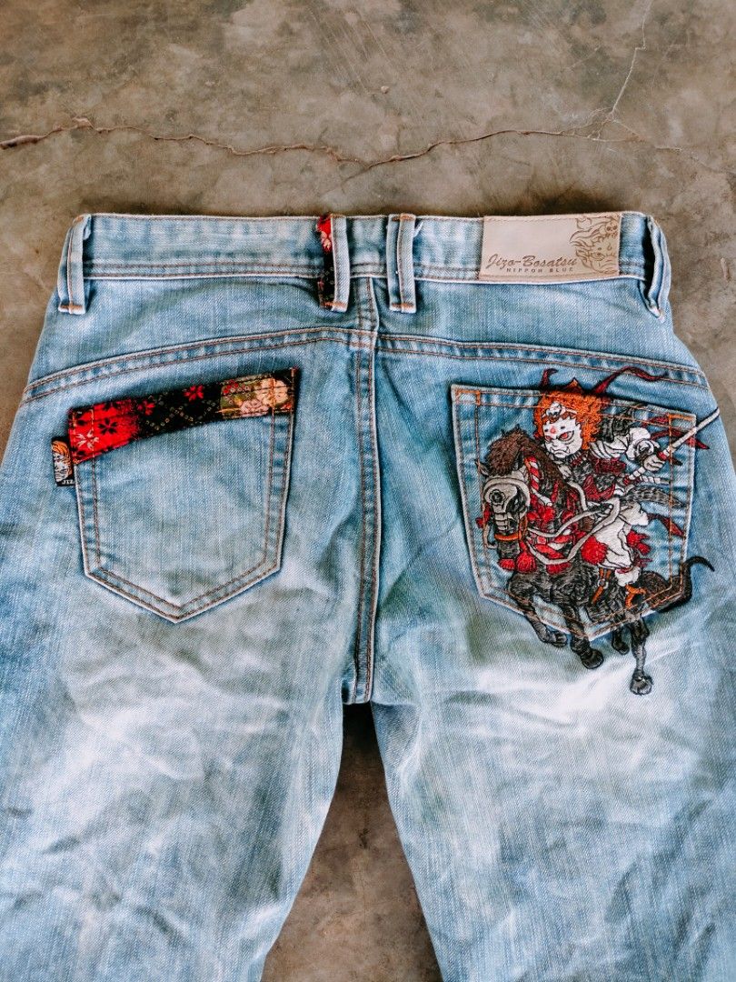 Nippon Blue Jizo bozatsu japan jeans, Men's Fashion, Bottoms, Jeans on ...
