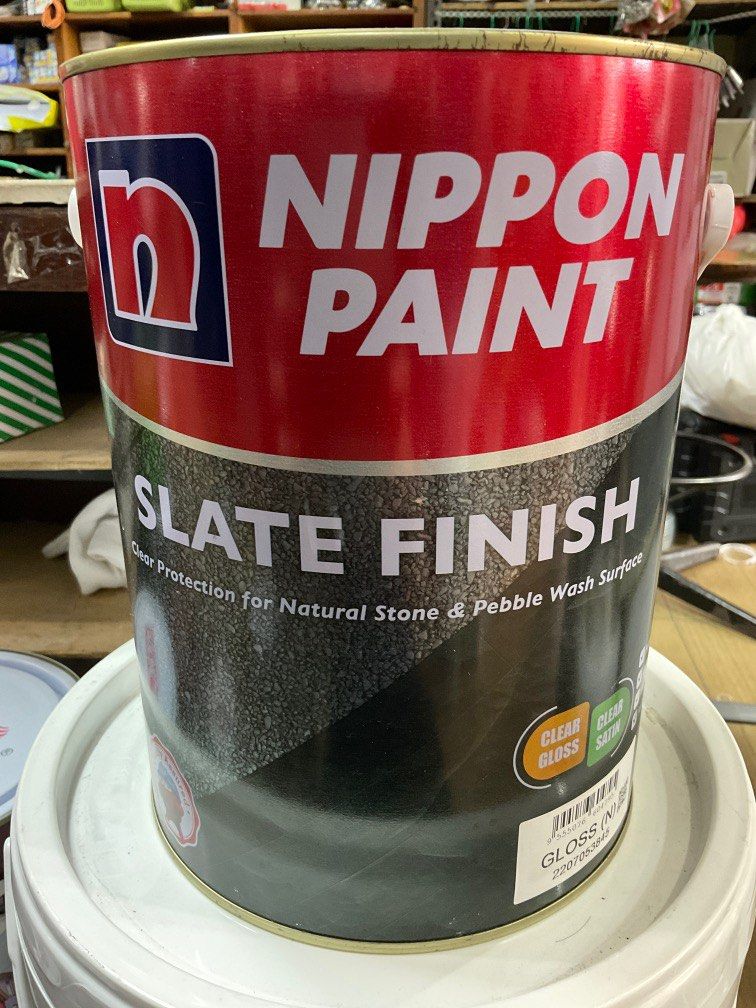 Nippon Slate Finish 5L, Furniture & Home Living, Home Improvement ...