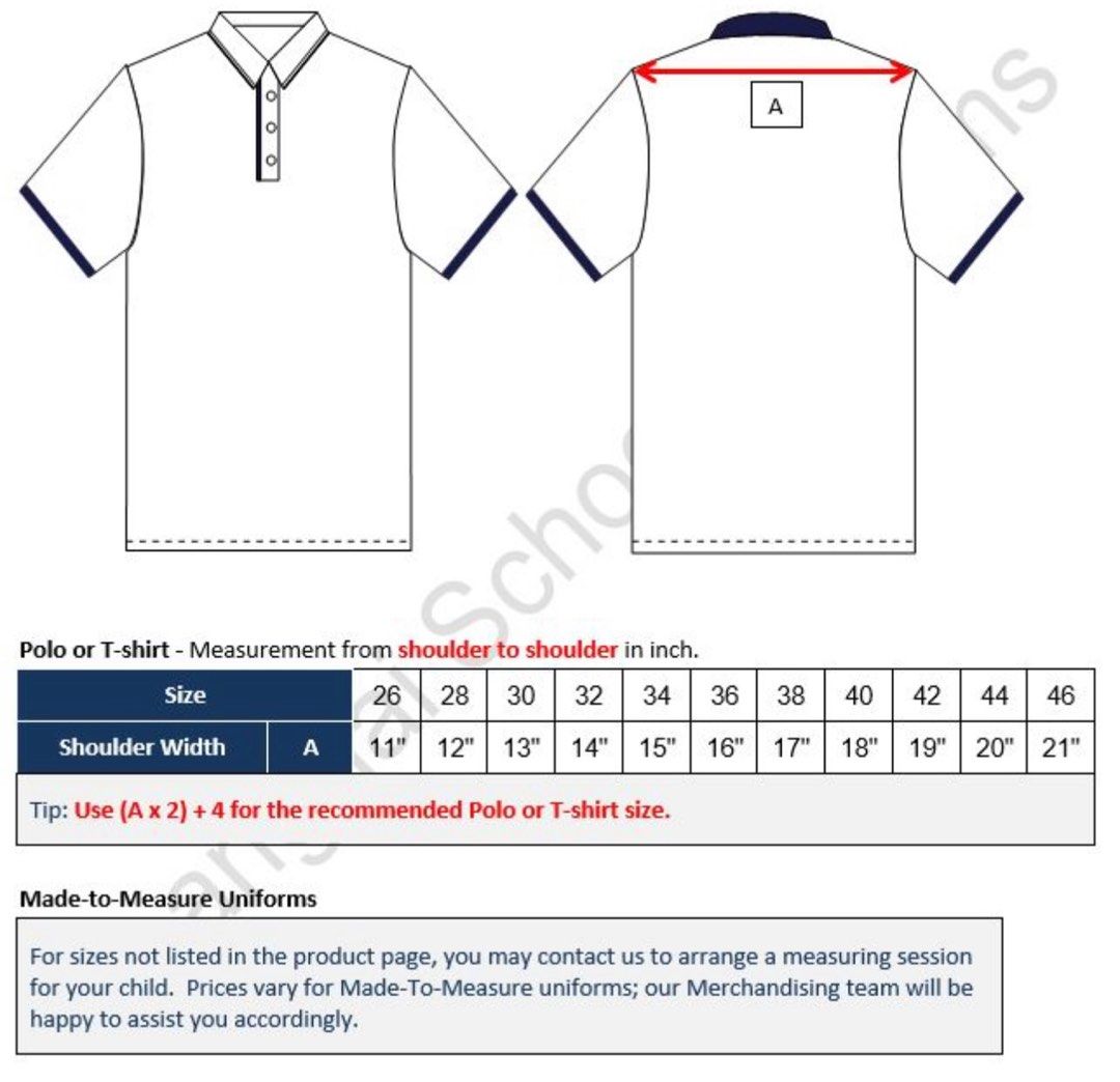 NYGH Nanyang Girls’ High Sch PE attire #polo T- shirt, Women's Fashion ...