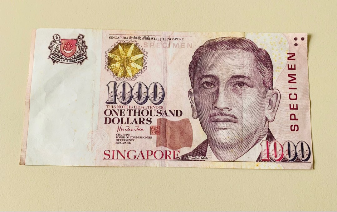 Old $1000 Singapore Note, Hobbies & Toys, Memorabilia & Collectibles, Currency on Carousell