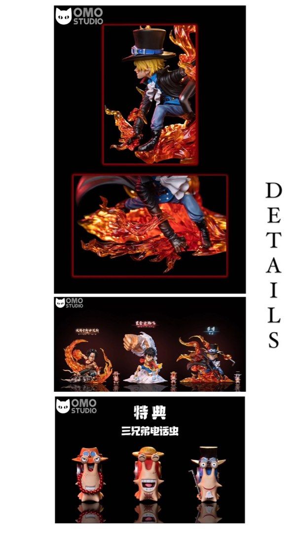 OMO Studio - One Piece Series 02 - Sabo, Hobbies & Toys, Toys & Games ...