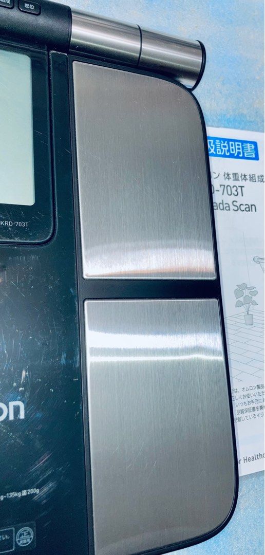 OMRON 日版 KRD-703T / HBF-702T 智能體脂磅 藍牙連接手機 歐姆龍 旗艦 體脂稱 體脂秤 脂肪測量器 karada scan 智能脂肪磅 SMART Body ...