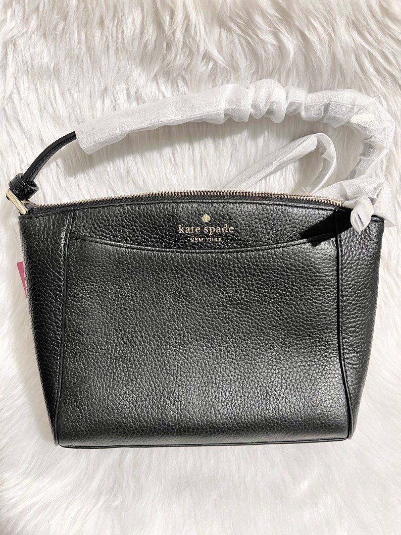 Original Kate Spade Monica In Black Pebbled leather Crossbody Bag ...