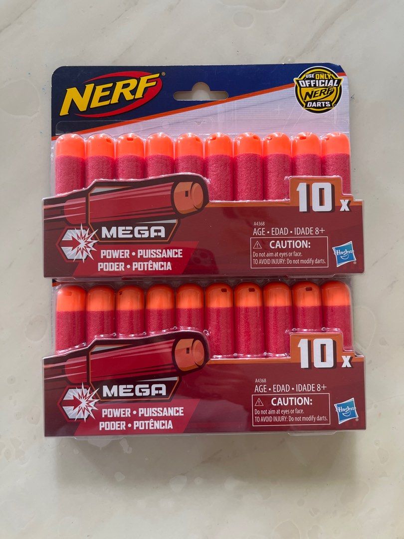 Original nerf mega darts/ bullets, Hobbies & Toys, Toys & Games on ...