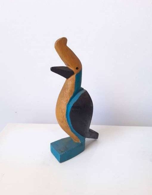 Patung kayu burung rangkong, Desain & Kerajinan Tangan, Barang ...