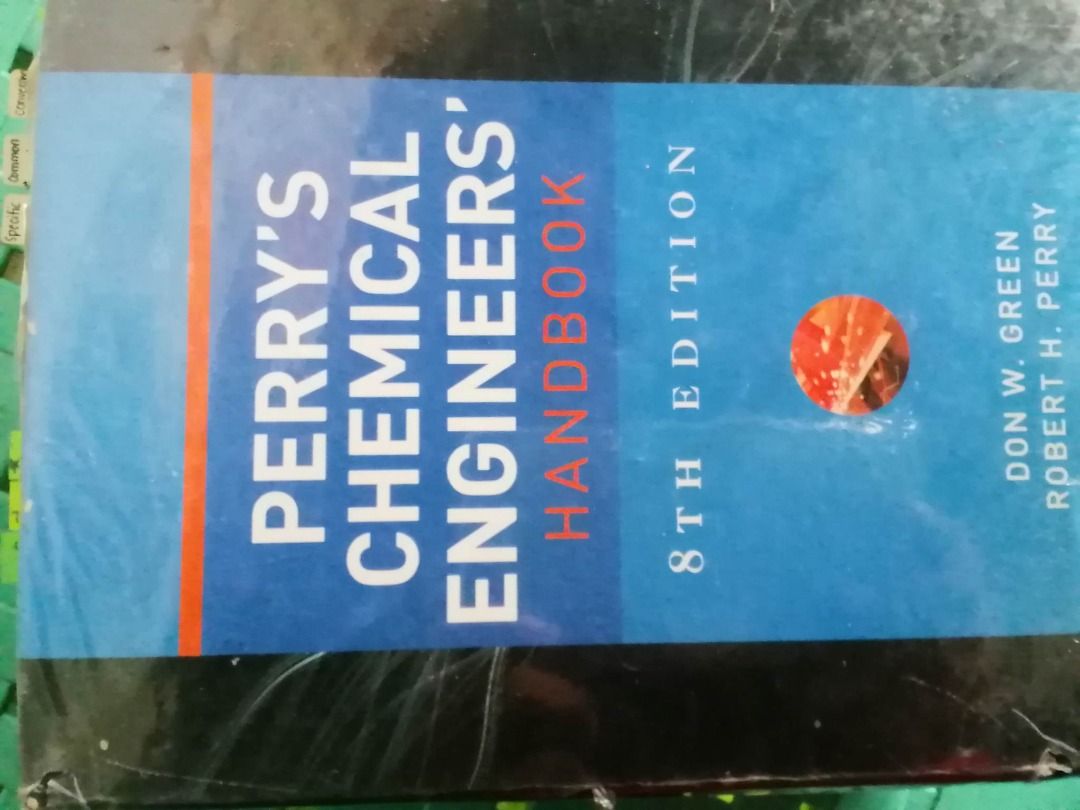 Perry's Chemical Engineers' Handbook 8th Edition, Hobbies & Toys, Books ...