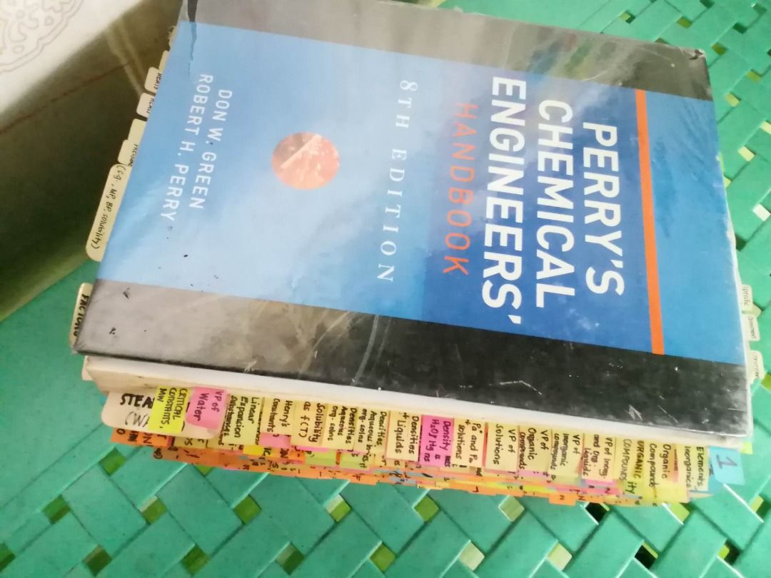 Perry's Chemical Engineers' Handbook 8th Edition, Hobbies & Toys, Books ...