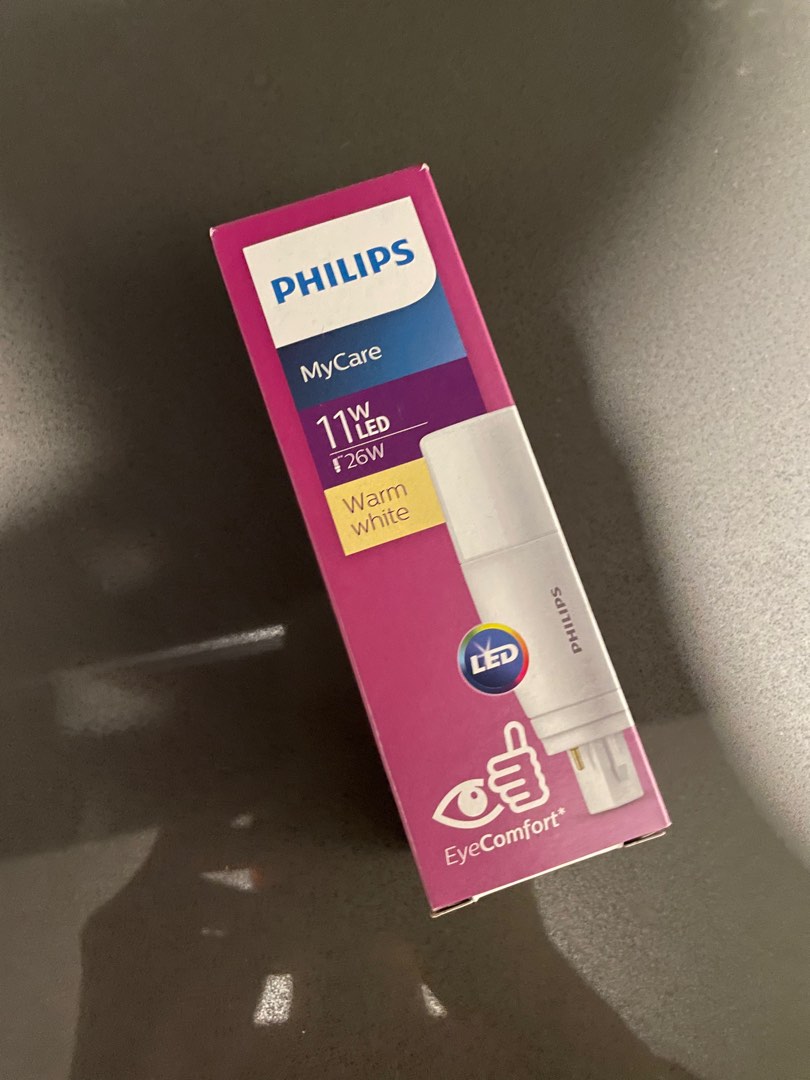 Philips led 11w - warm white g24 fitting, Furniture & Home Living ...