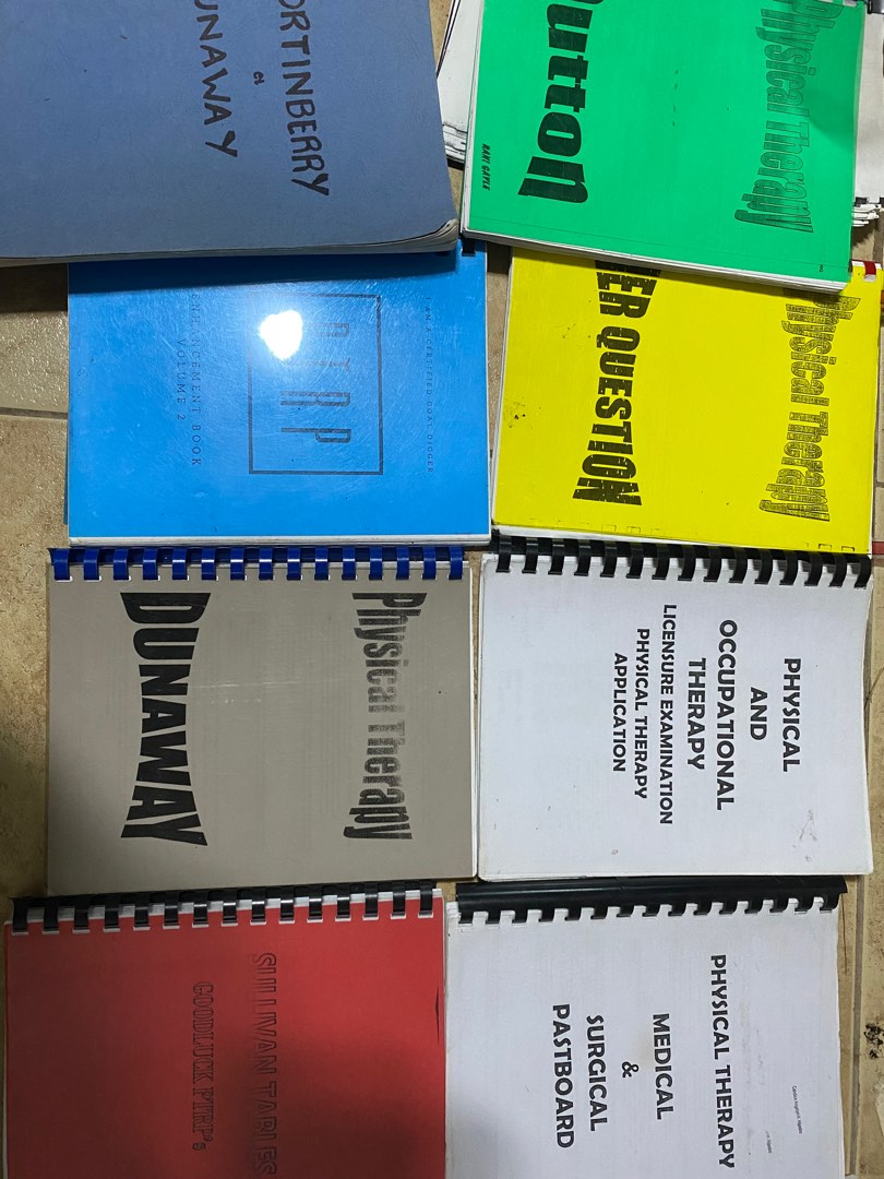 Physical Therapy reviewers, Hobbies & Toys, Books & Magazines ...