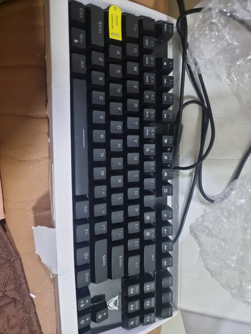 PICTEK PC244a Wired Gaming Keyboard Mechanical Keyboard RGB LED Backlit ...