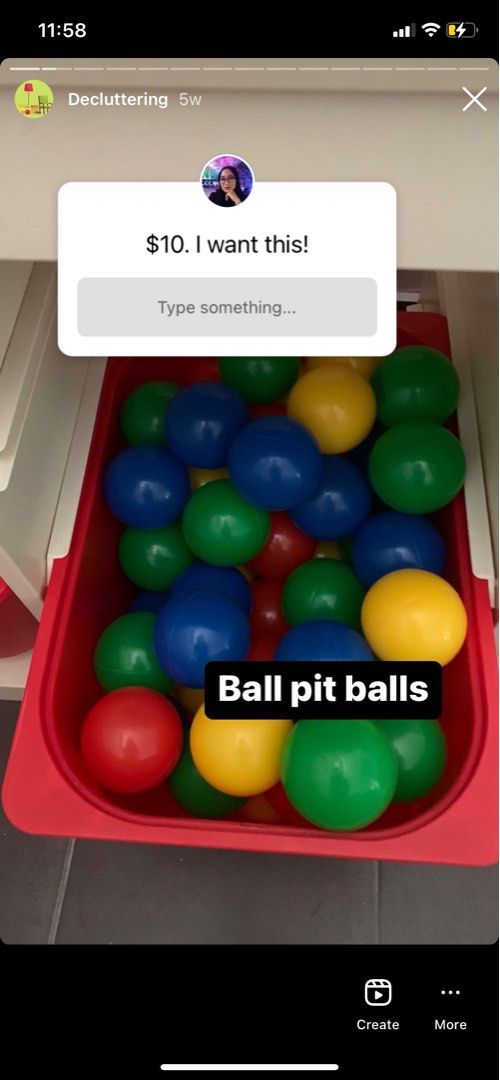 Plastic balls for ballpit, Babies & Kids, Infant Playtime on Carousell