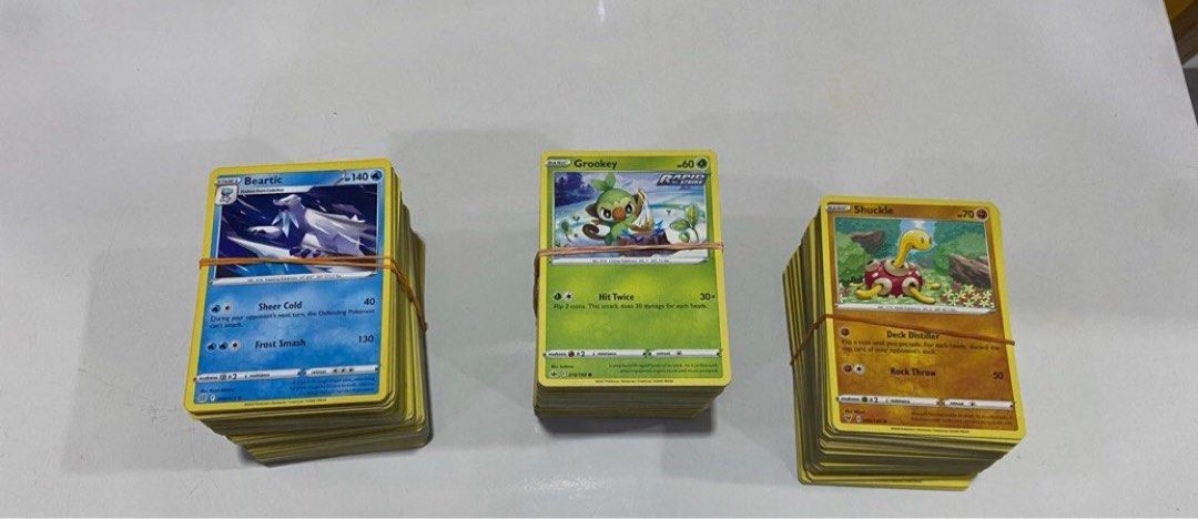 Pokemon bulk (100 cards, SWSH and SM), Hobbies & Toys, Collectibles ...