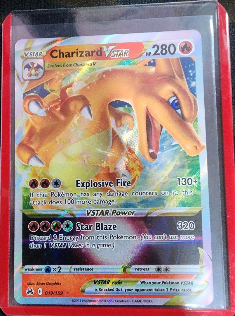 Pokemon TCG Cards : Crown Zenith Radiant Charizard / Charizard Vstar ...
