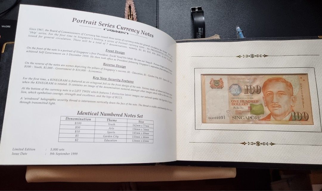 Presidential Notes Collection. 24K Gold Certificate of Authenticity ...