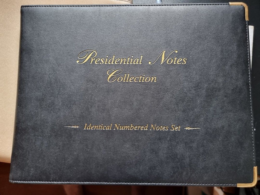 Presidential Notes Collection. 24K Gold Certificate of Authenticity ...