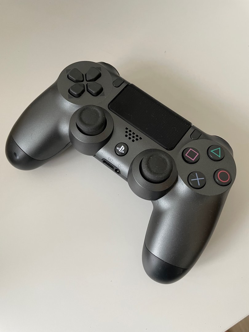 PS4 Gun Metal Controller (Genuine), Video Gaming, Gaming Accessories ...