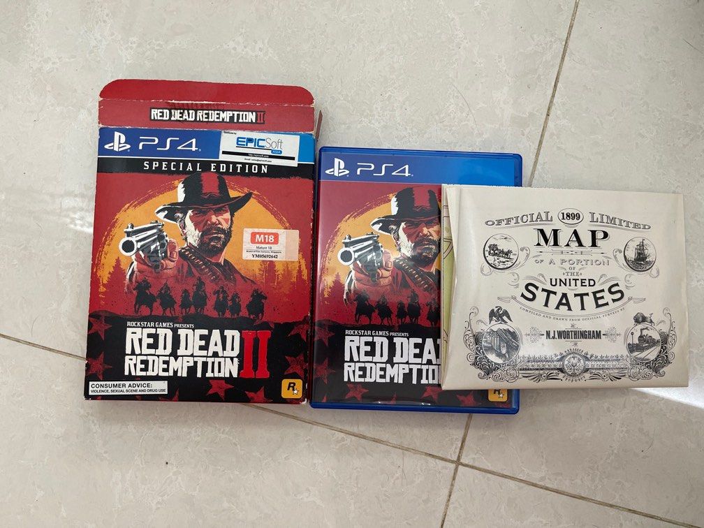 PS4 Red dead redemption 2 Special edition, Video Gaming, Video Games ...