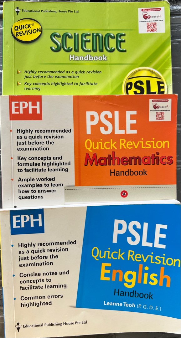 PSLE Quick Revision Guide, Hobbies & Toys, Books & Magazines, Textbooks ...