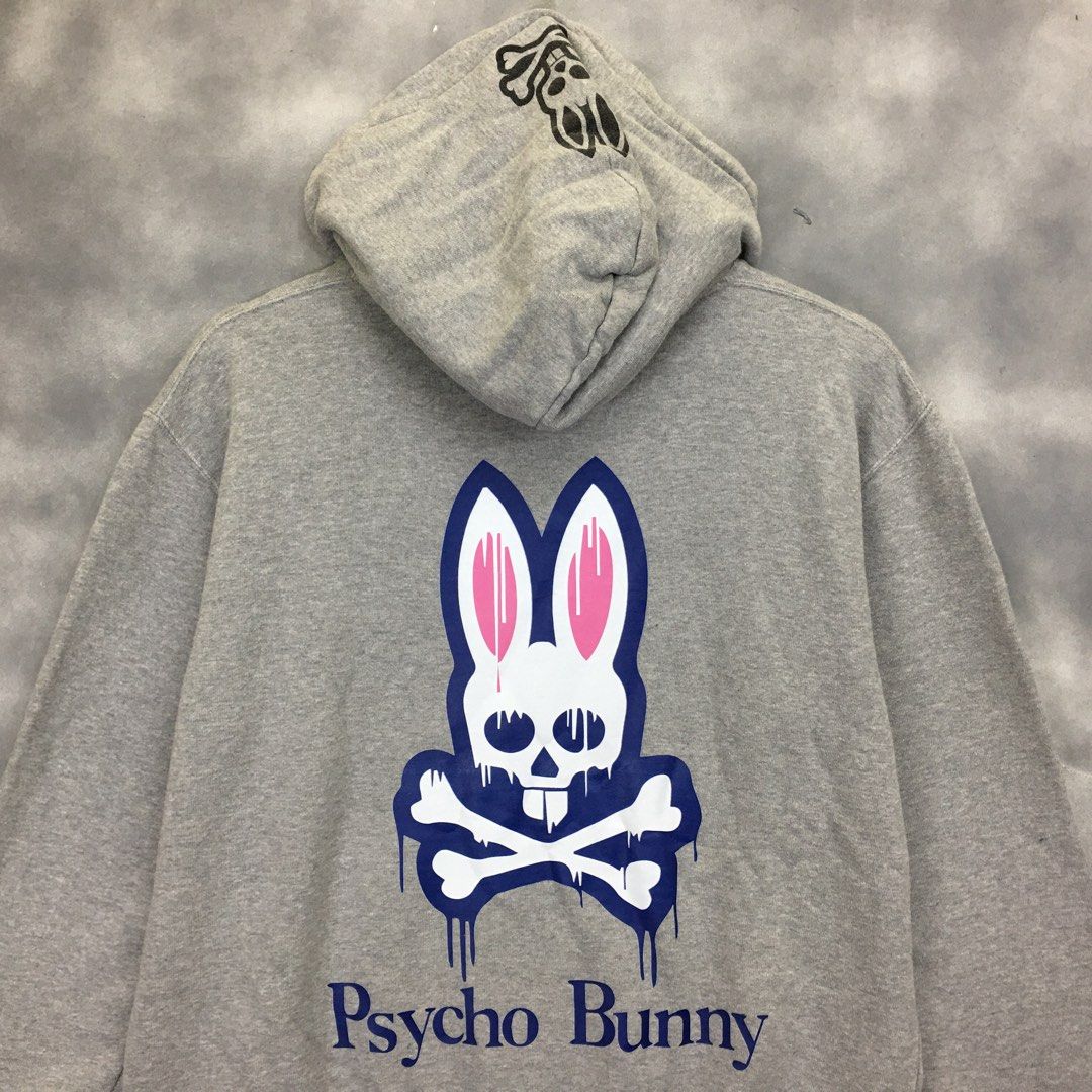 Psycho Bunny Big Logo Hoodie, Men's Fashion, Tops & Sets, Hoodies on ...