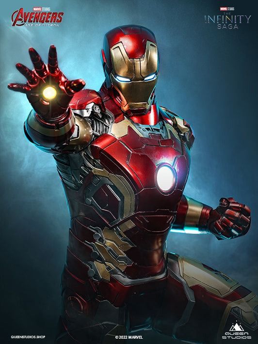 Queen Studios - Iron Man Mark 43 1:4 Scale Statue, Hobbies & Toys, Toys ...