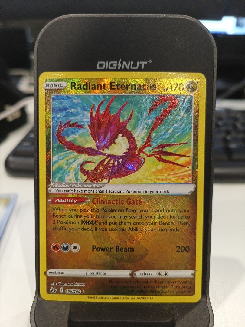 Radiant Eternatus 105/159 - Radiant Rare, Hobbies & Toys, Toys & Games ...