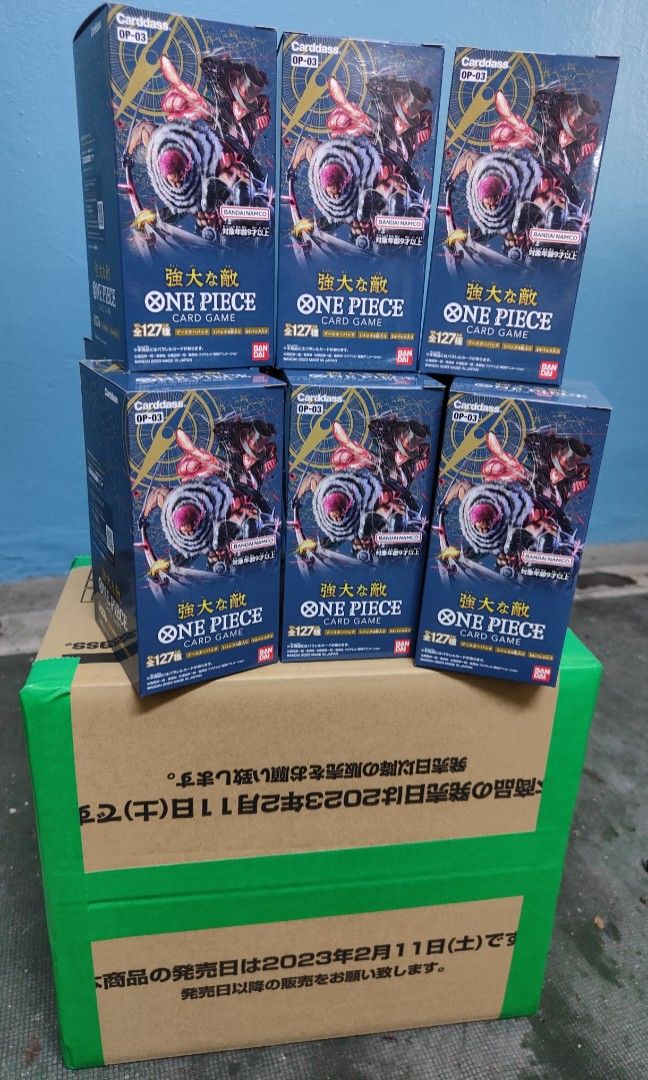 (Ready Stock)One Piece OP03 Unfiltered Booster Box/Case, Hobbies & Toys ...