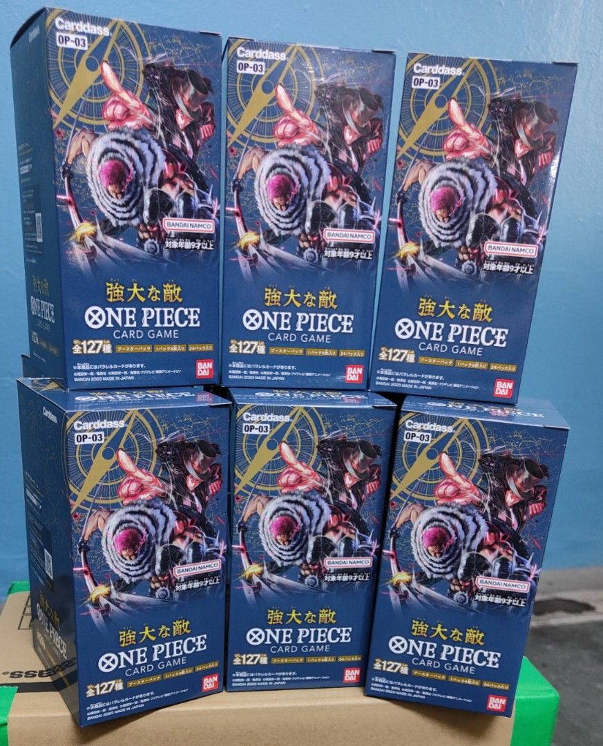 (Ready Stock)One Piece OP03 Unfiltered Booster Box/Case, Hobbies & Toys ...