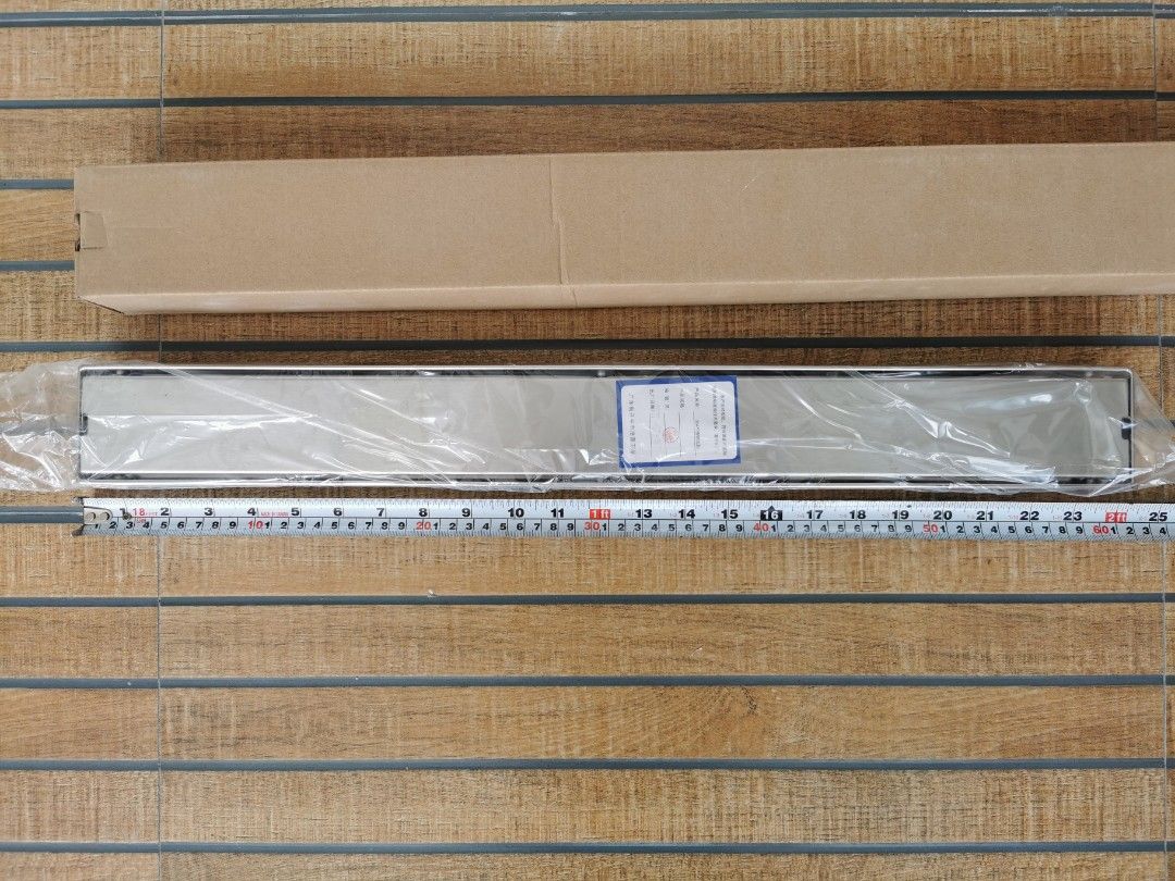 Rectangular long floor trap, Furniture & Home Living, Bathroom ...