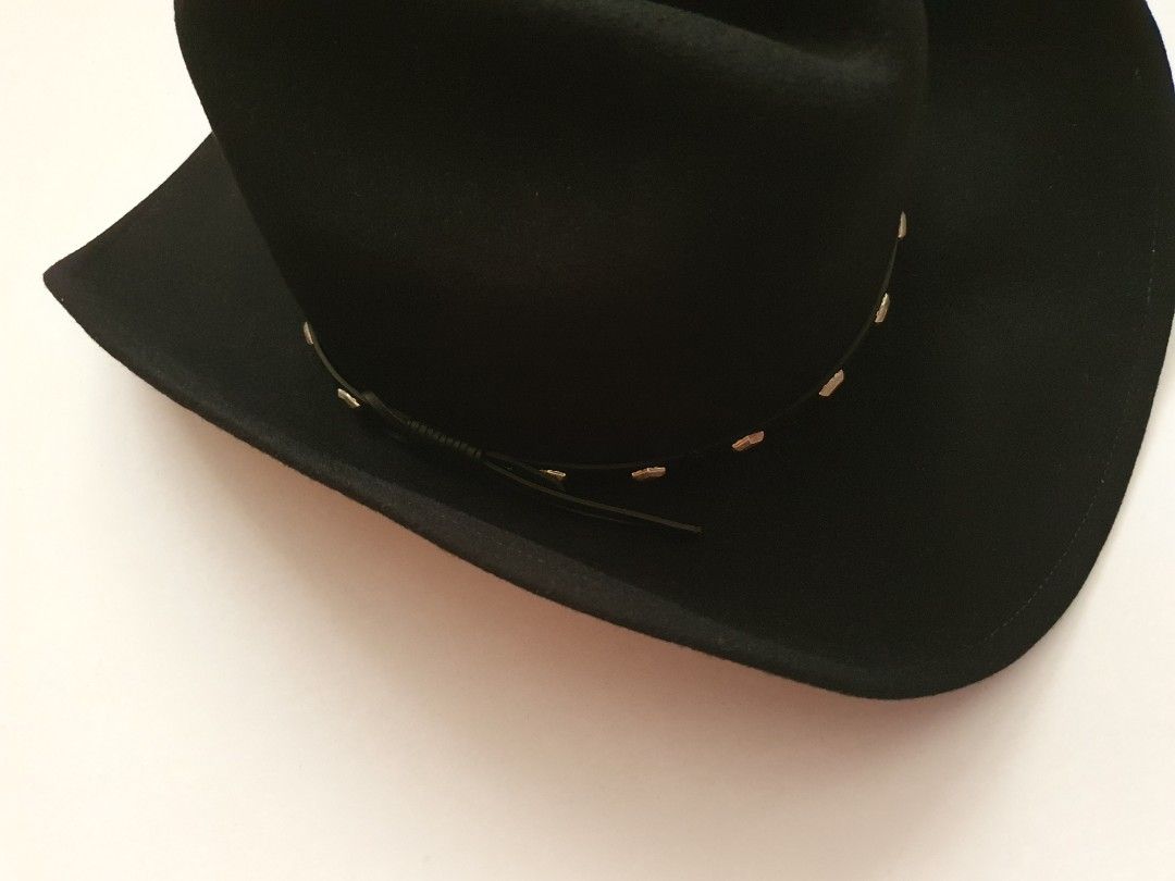 Rodeo King Black Cowboy Hat (Made in USA), Men's Fashion, Watches ...