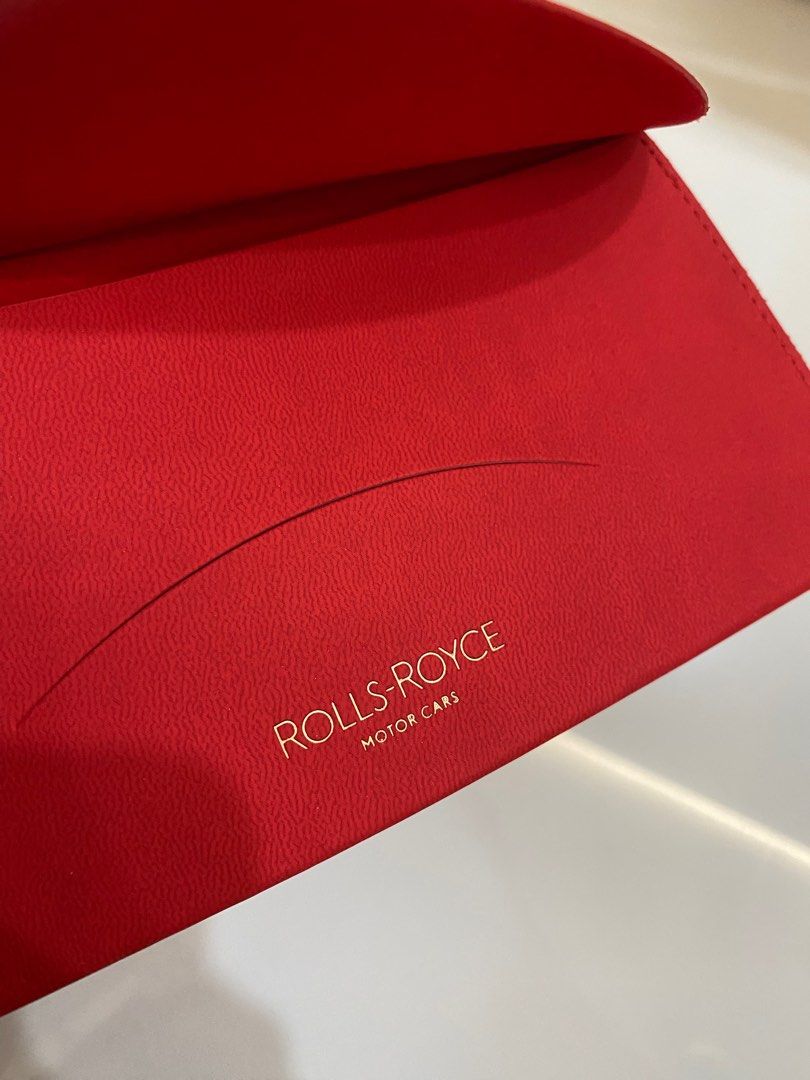 Rolls Royce red packet pouch envelope, Luxury, Accessories on Carousell