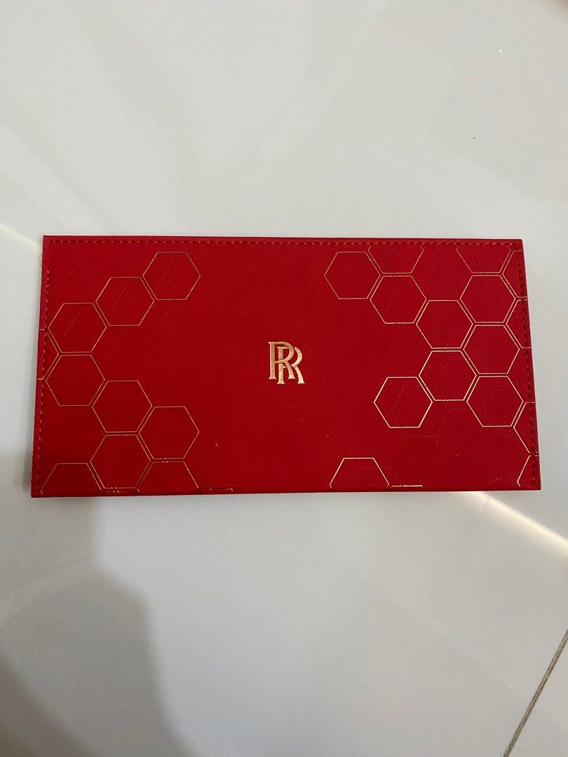 Rolls Royce red packet pouch envelope, Luxury, Accessories on Carousell