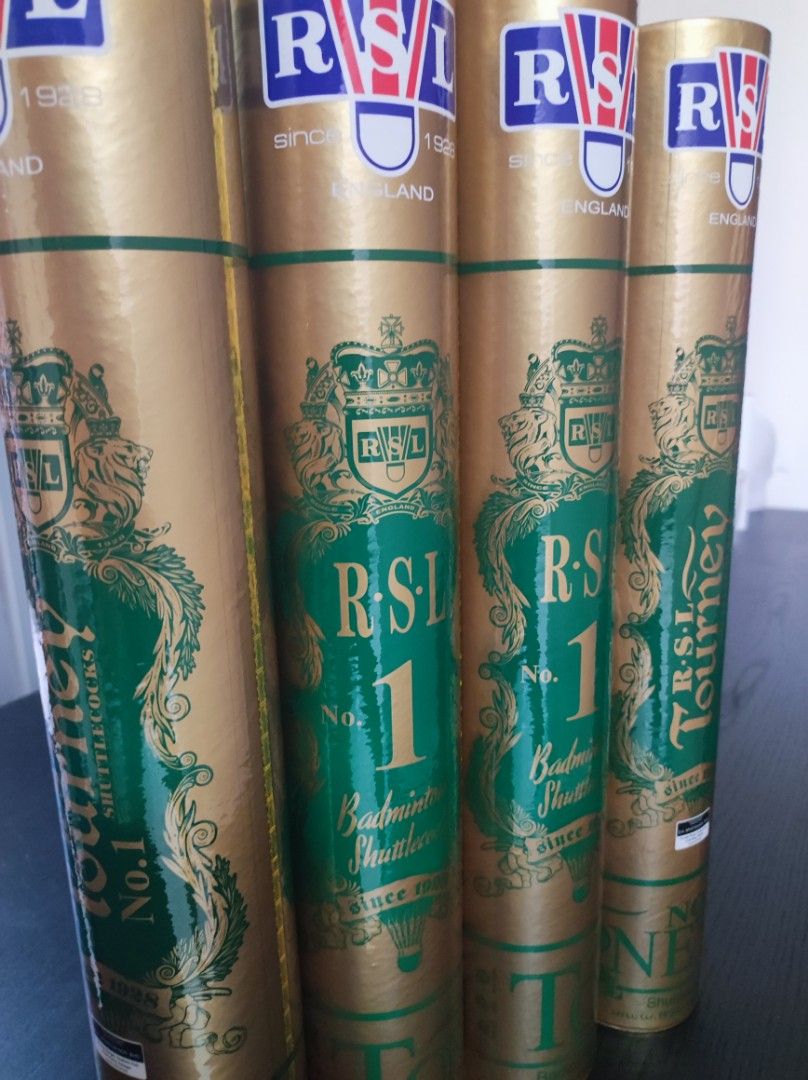 RSL no 1 gold badminton shuttlecock Yonex protech, Sports Equipment ...