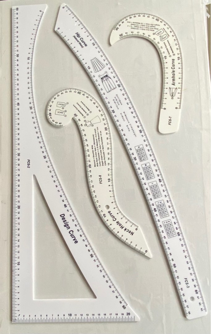 Rulers for pattern making (tailor ruler), Hobbies & Toys, Stationary ...