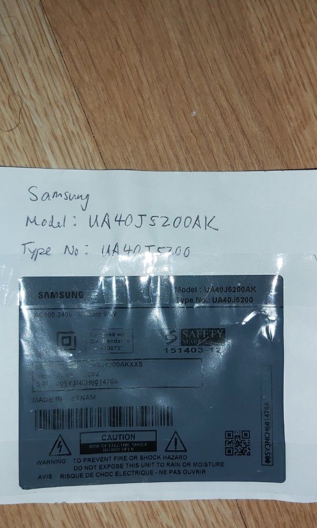 SAMSUNG 40" LCD TV- Power and T-con board, PCB, TV & Home Appliances ...