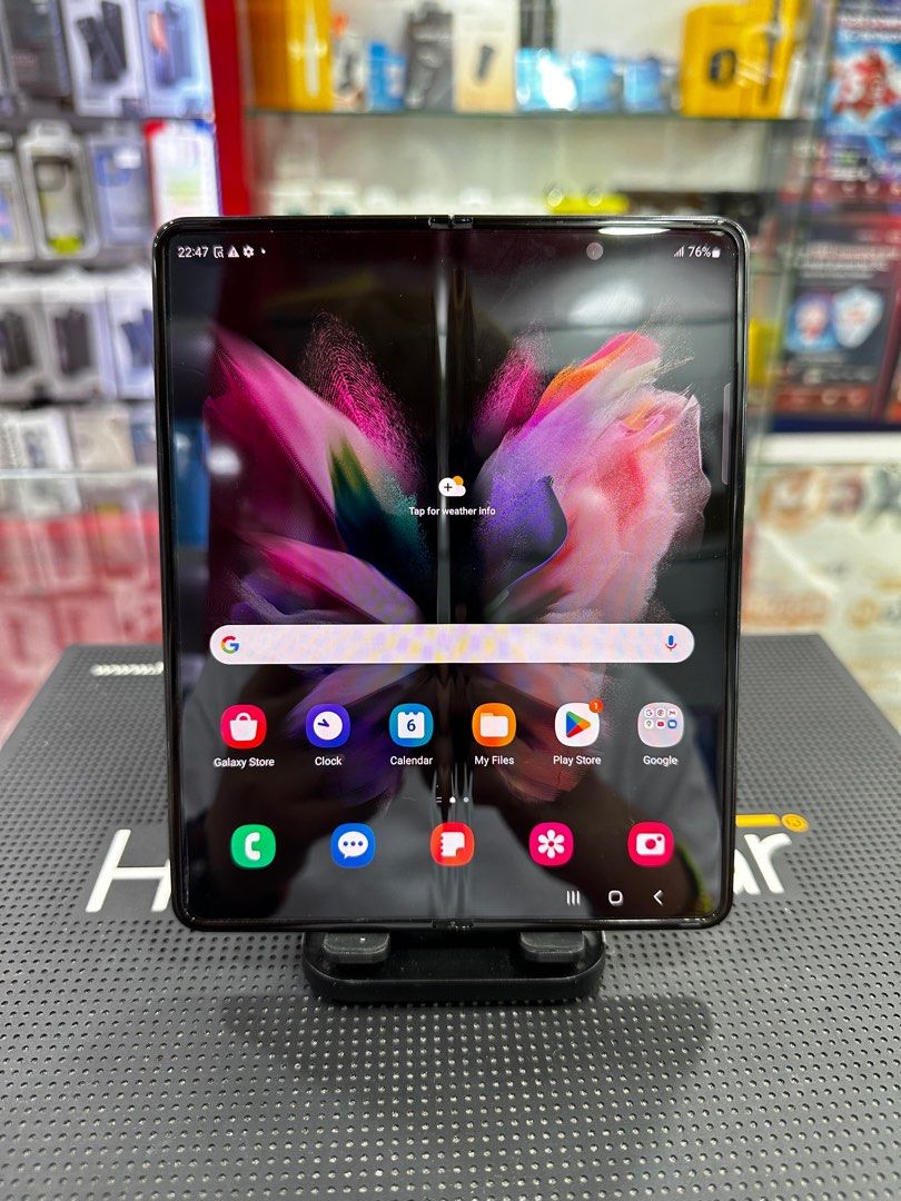 Samsung Z Fold 3 512GB Black ( USED ), Mobile Phones & Gadgets, Mobile ...