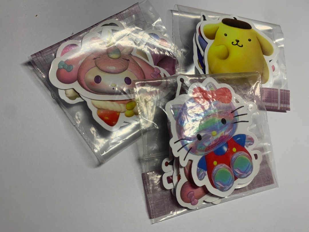Sanrio Random Pick Sticker Pack (5 Pcs per pack), Hobbies & Toys ...