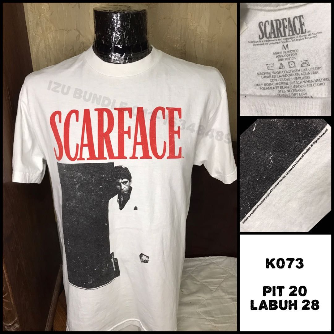 scarface, Men's Fashion, Tops & Sets, Tshirts & Polo Shirts on Carousell