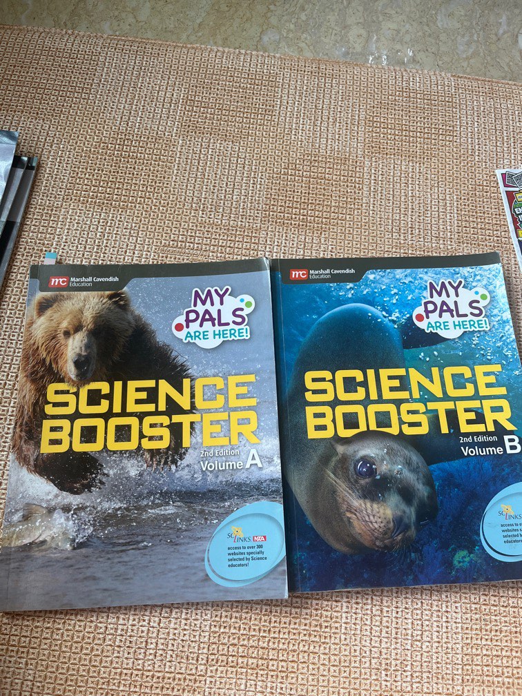 Science booster A&B, Hobbies & Toys, Books & Magazines, Children's ...