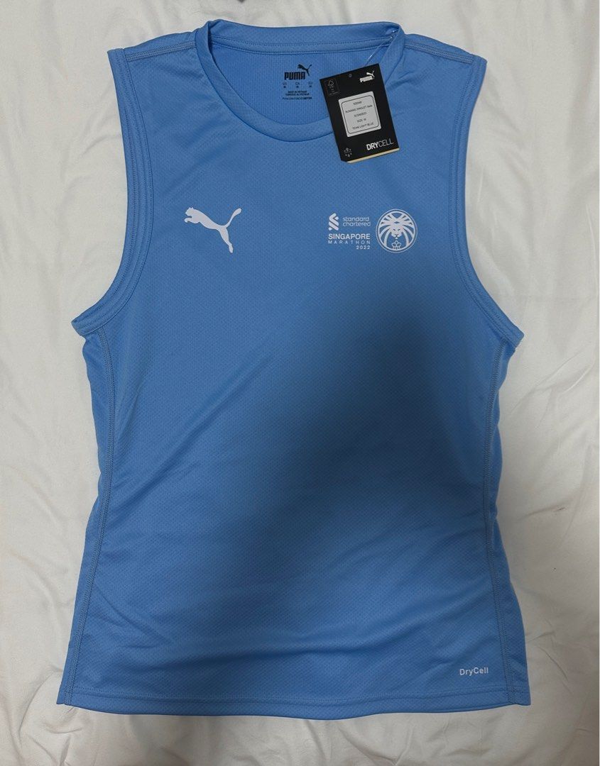 SCSM Standard Chartered Puma Running Singlet, Men's Fashion, Activewear ...