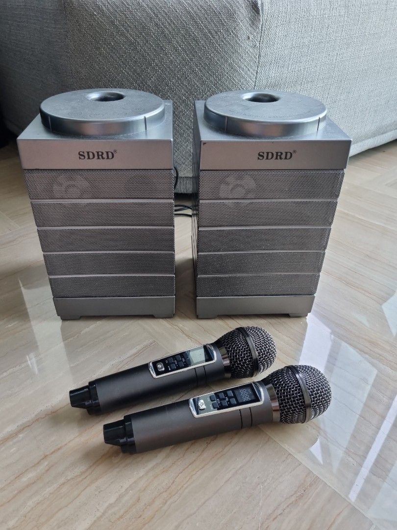 SDRD Speaker and Microphone set, Audio, Soundbars, Speakers ...