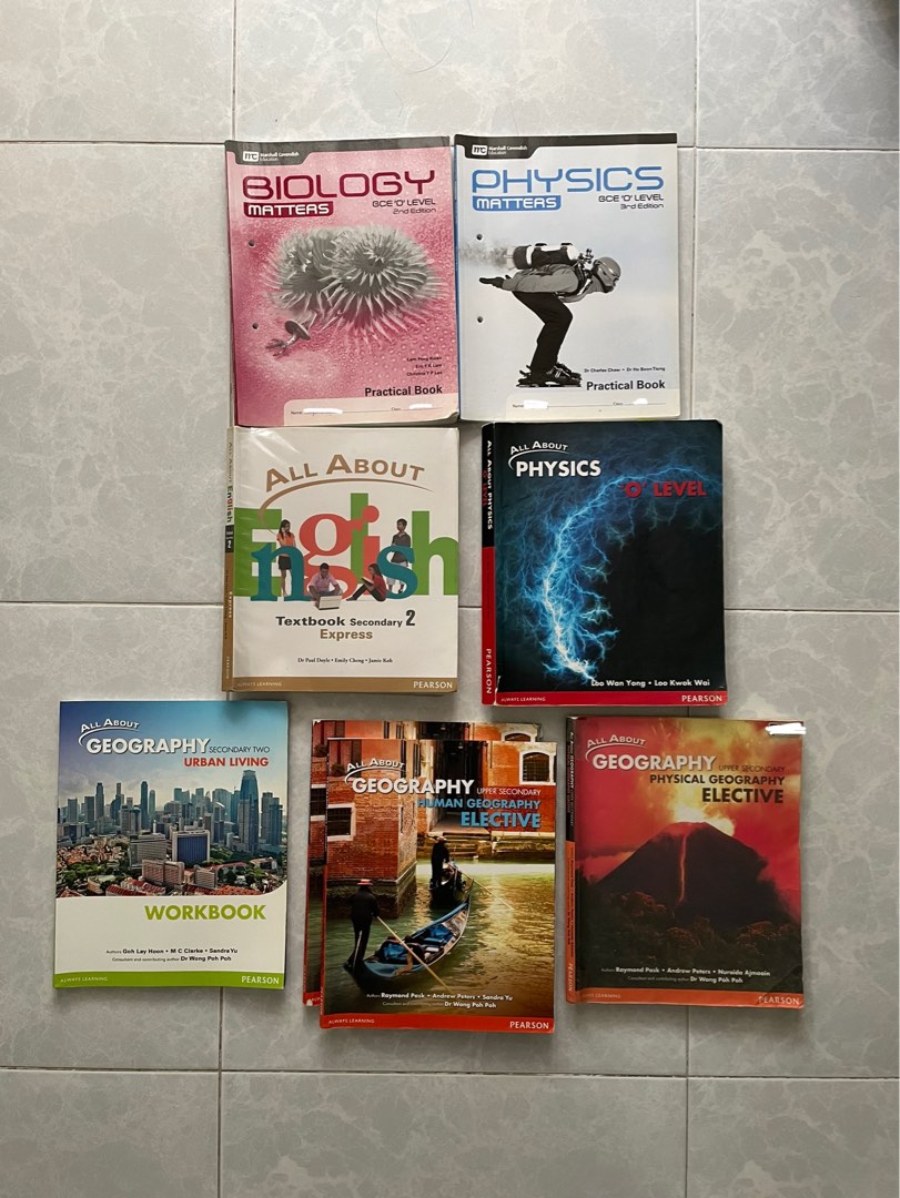 Secondary School Physics/Biology Practical textbooks, Sec 2 English ...