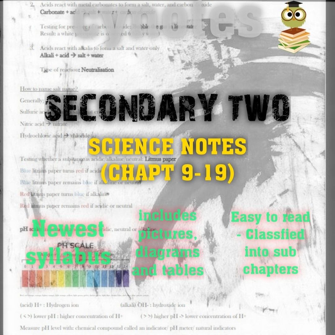 Sec 2 Science Notes, Hobbies & Toys, Books & Magazines, Assessment ...